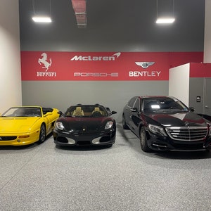 Bentley Logo & Letters Combo Brushed Silver Garage Sign - Etsy