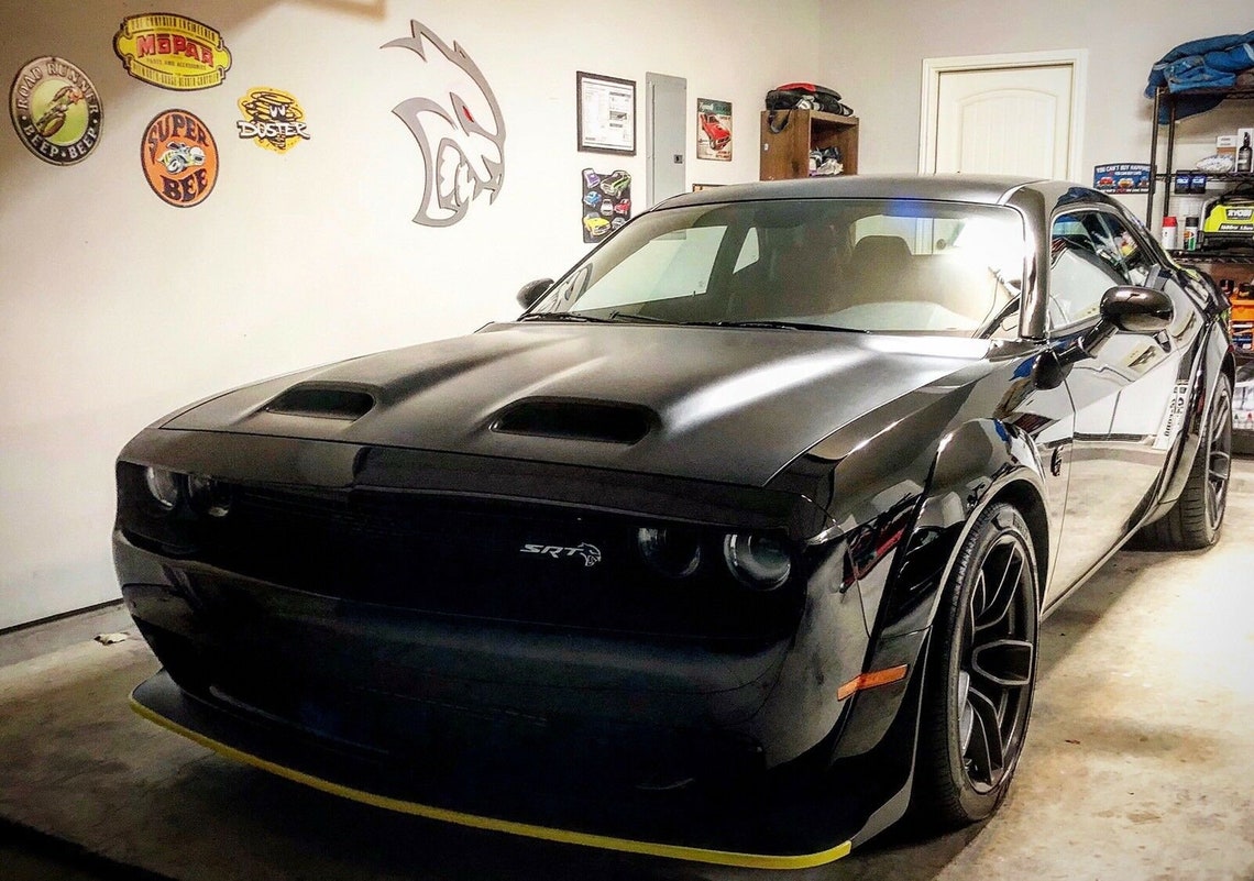 HELLCAT Oversized 46"x46" Huge Brushed Silver Garage Sign - Etsy