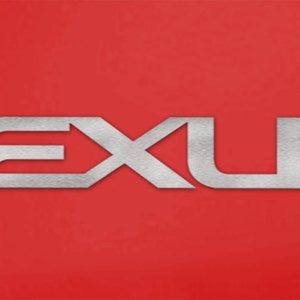 Lexus Letters Sign 5 Feet Wide Brushed Silver - Etsy