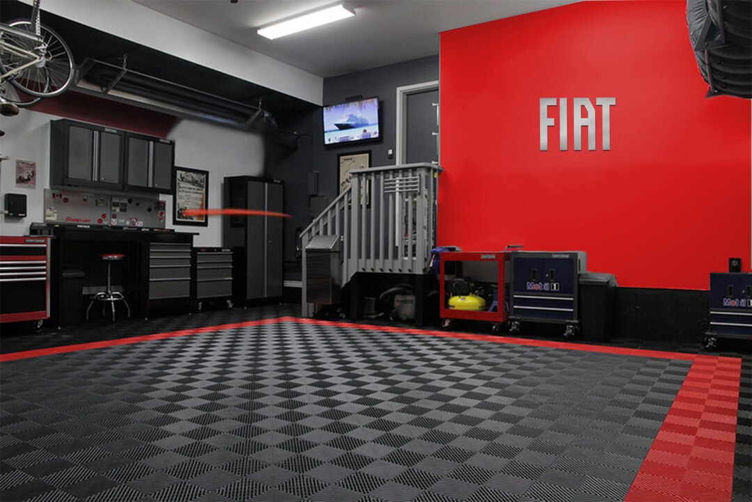 Fiat Garage Sign Brushed Silver - Etsy