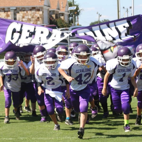 Football Run Through Banner - Etsy