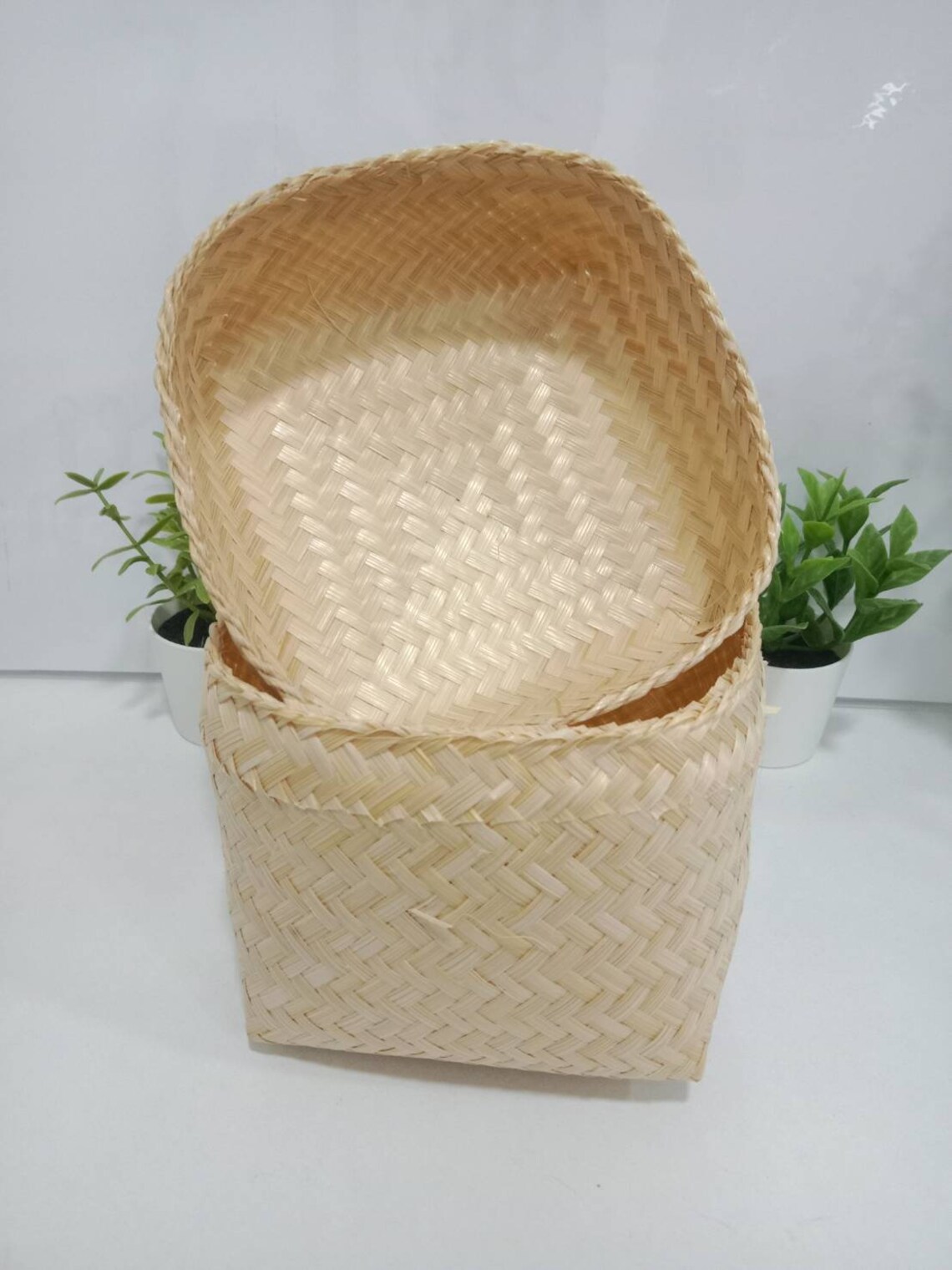 Bamboo Rice Container, Woven Bamboo Sticky Rice Box. - Etsy