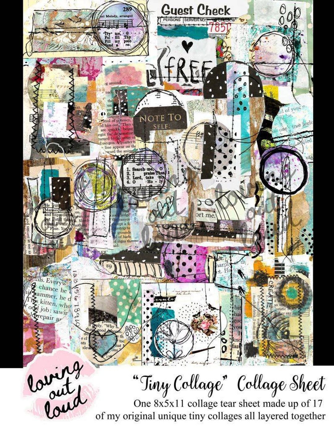 Collage Sheets Artist Bundle - Etsy