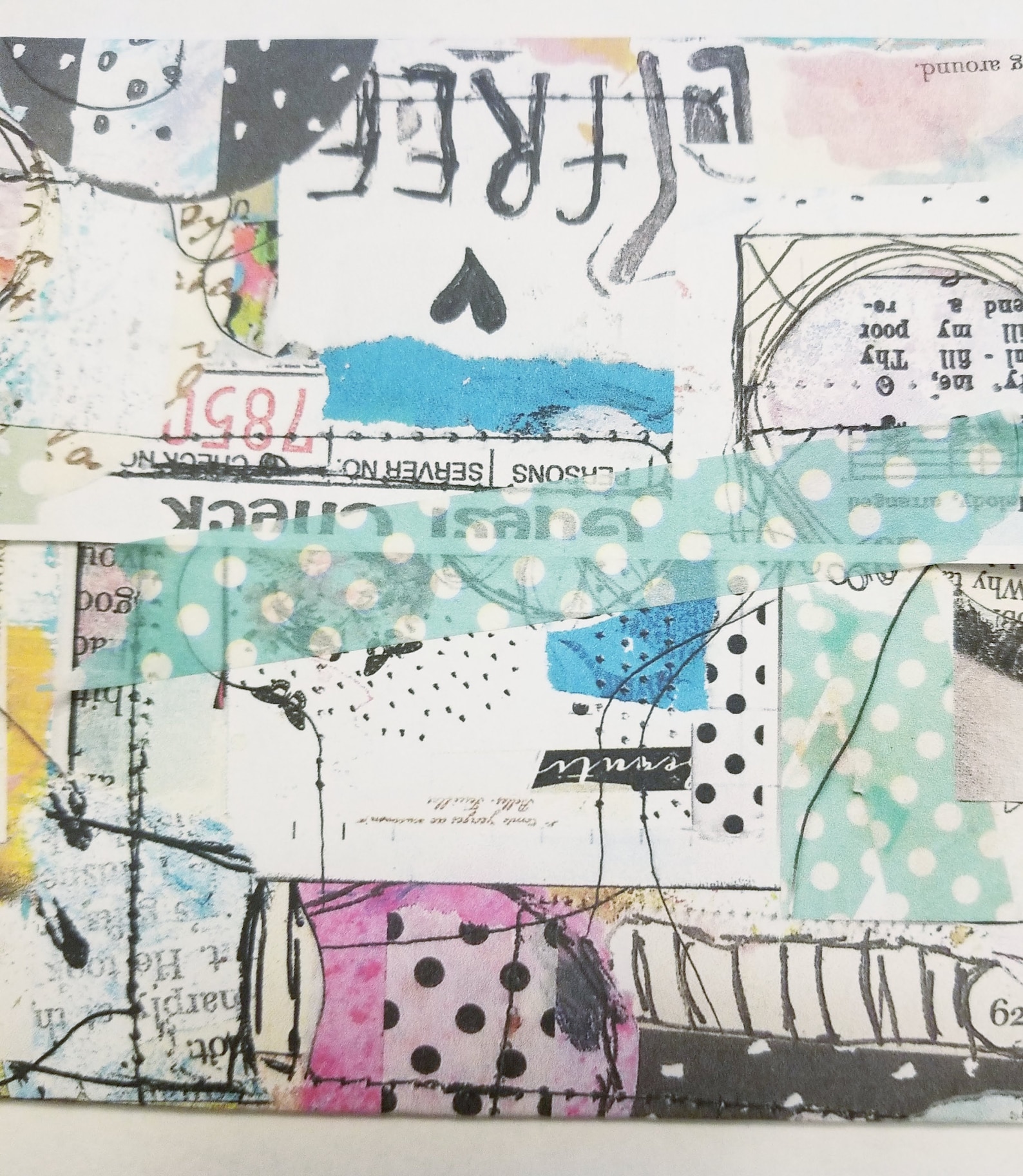 Collage Tear Sheet Mixed Media Collage Art Collage Sheet - Etsy