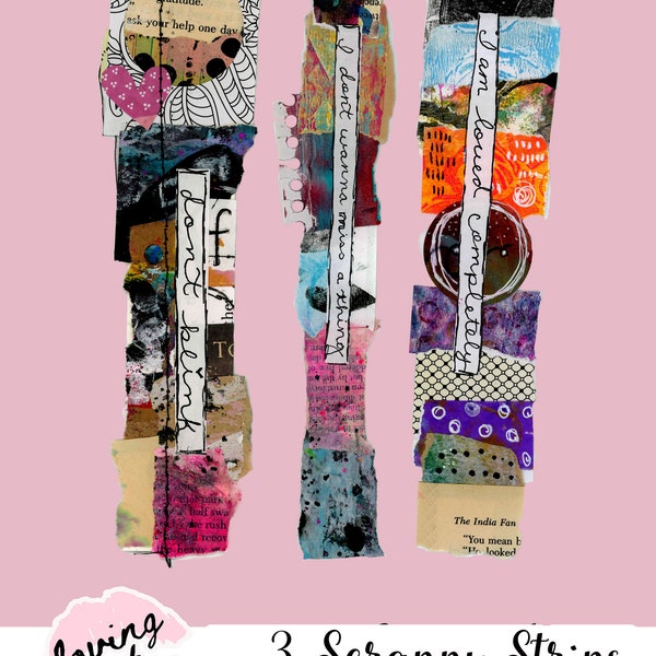 Mixed Media Collage - Etsy