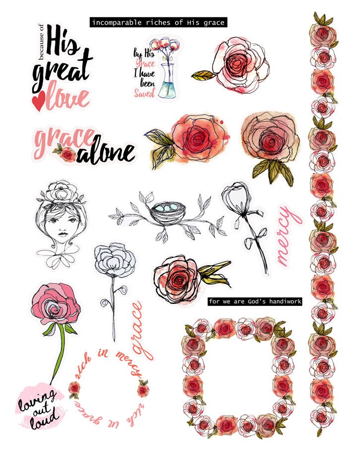 Bible Art Journaling Kit Digital Printable Scripture - Etsy