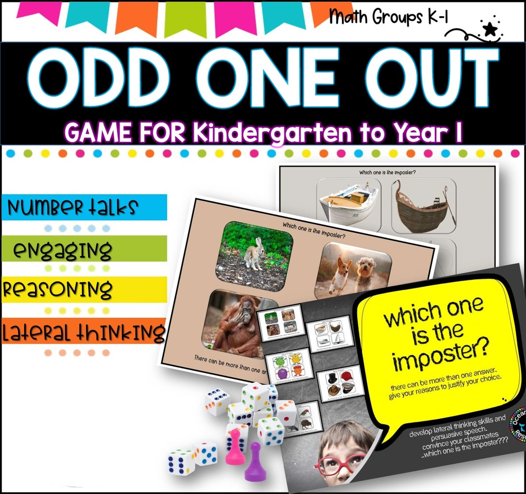 Math Odd One Out Which One Doesn't Belong Numeracy - Etsy