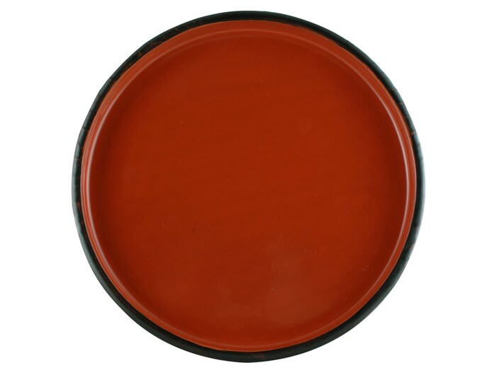 Red Lacquer Tray, Japanese Tray, Vintage Japanese Lacquer Tray, Wood ...