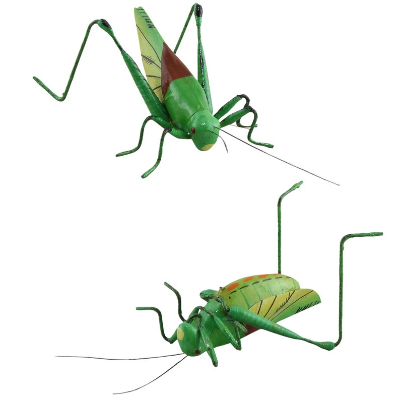 Handmade Large Bamboo Insect Cage With Clay Grasshopper - Etsy