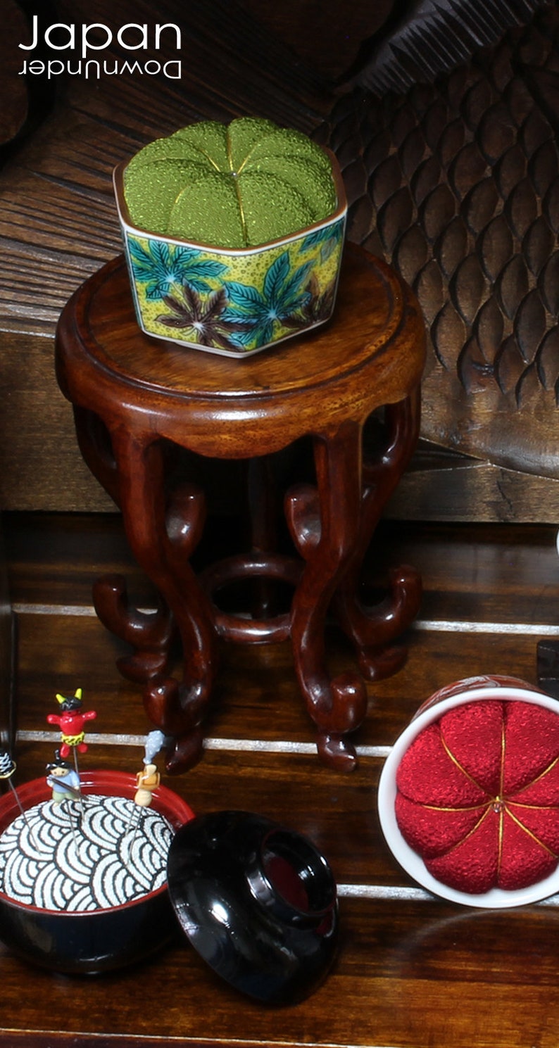 Japanese Pin Cushion Chirimen Fabric Pin Cushion Japanese - Etsy