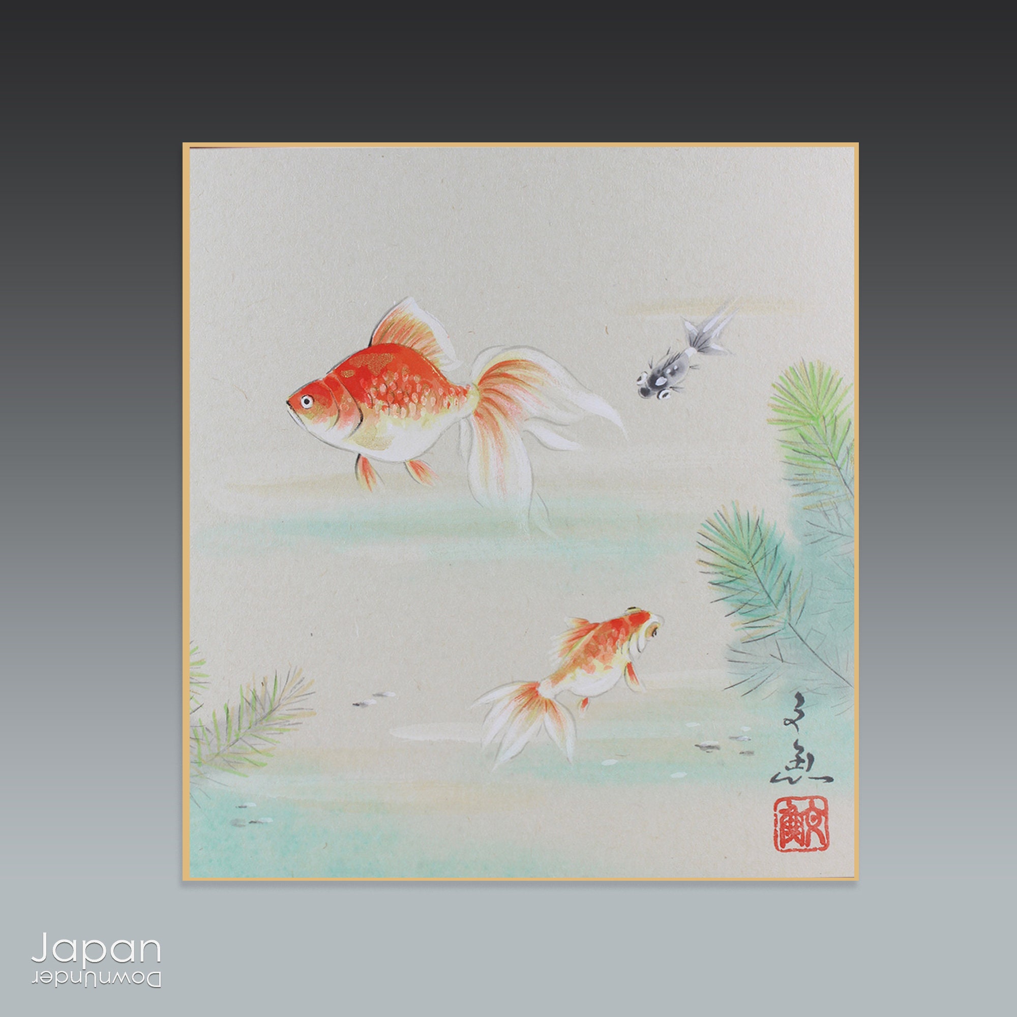Japanese Goldfish Painting