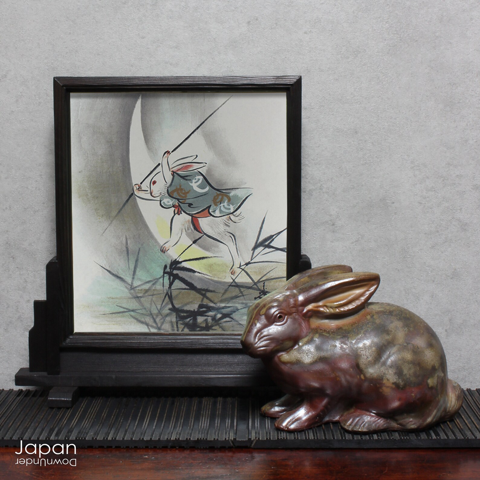 Rabbit Shikishi Rabbit Shikishi Art Board Japanese Art - Etsy