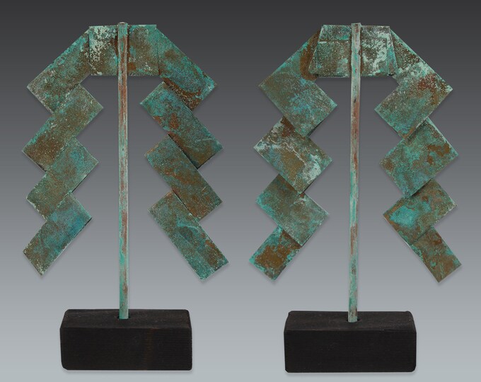 Japanese Antique Kamidana Shinto Shrine Decoration, Rare Copper Gohei ...