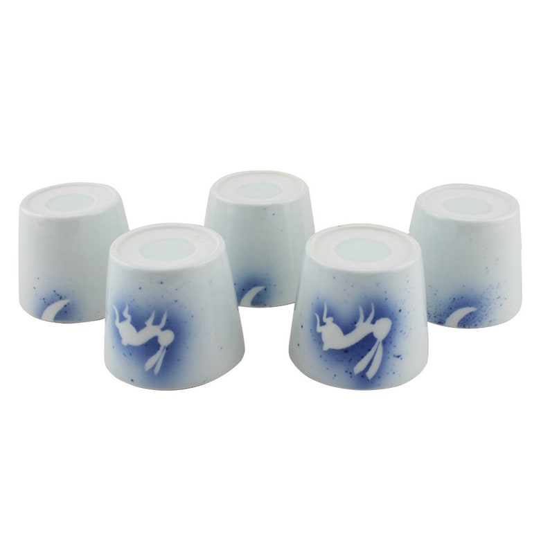 Rabbit sake cups guinomi japanese ceramics ceramic espresso | Etsy