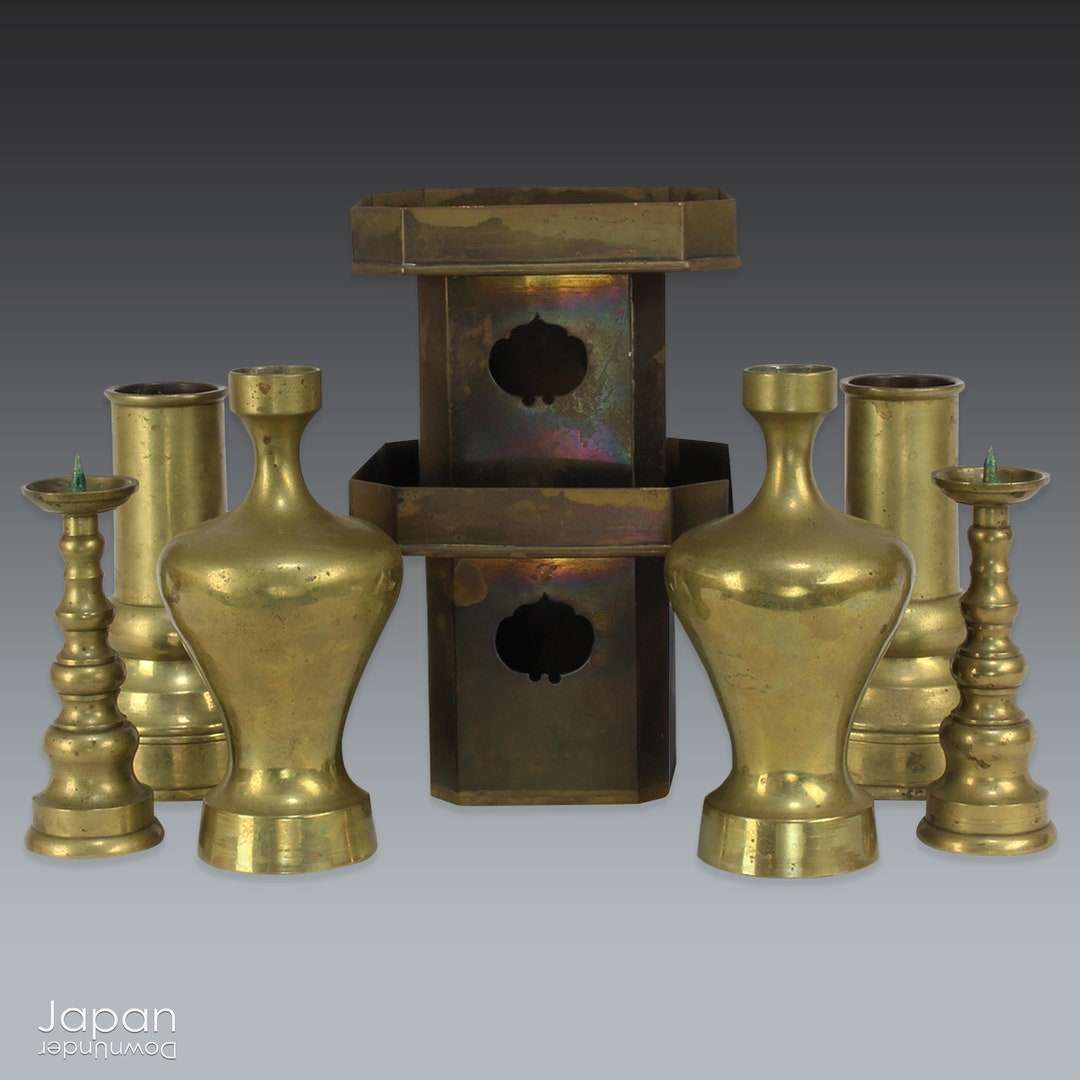 Kamidana Shinto Prayer Tools, Brass Shingu - Etsy