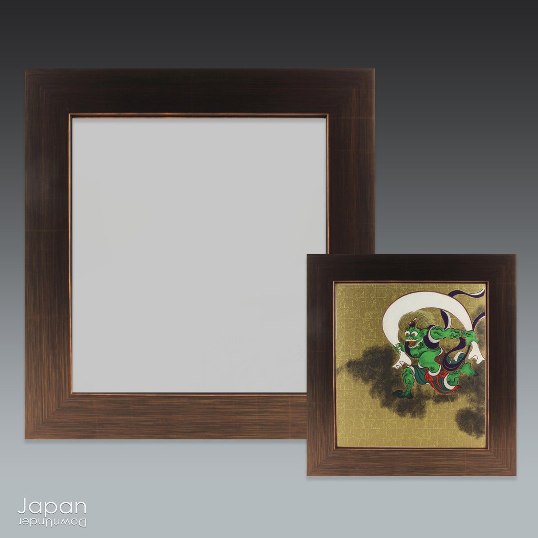 Regular Shikishi Frame Brown Wood Shikishi Frame With Glass - Etsy
