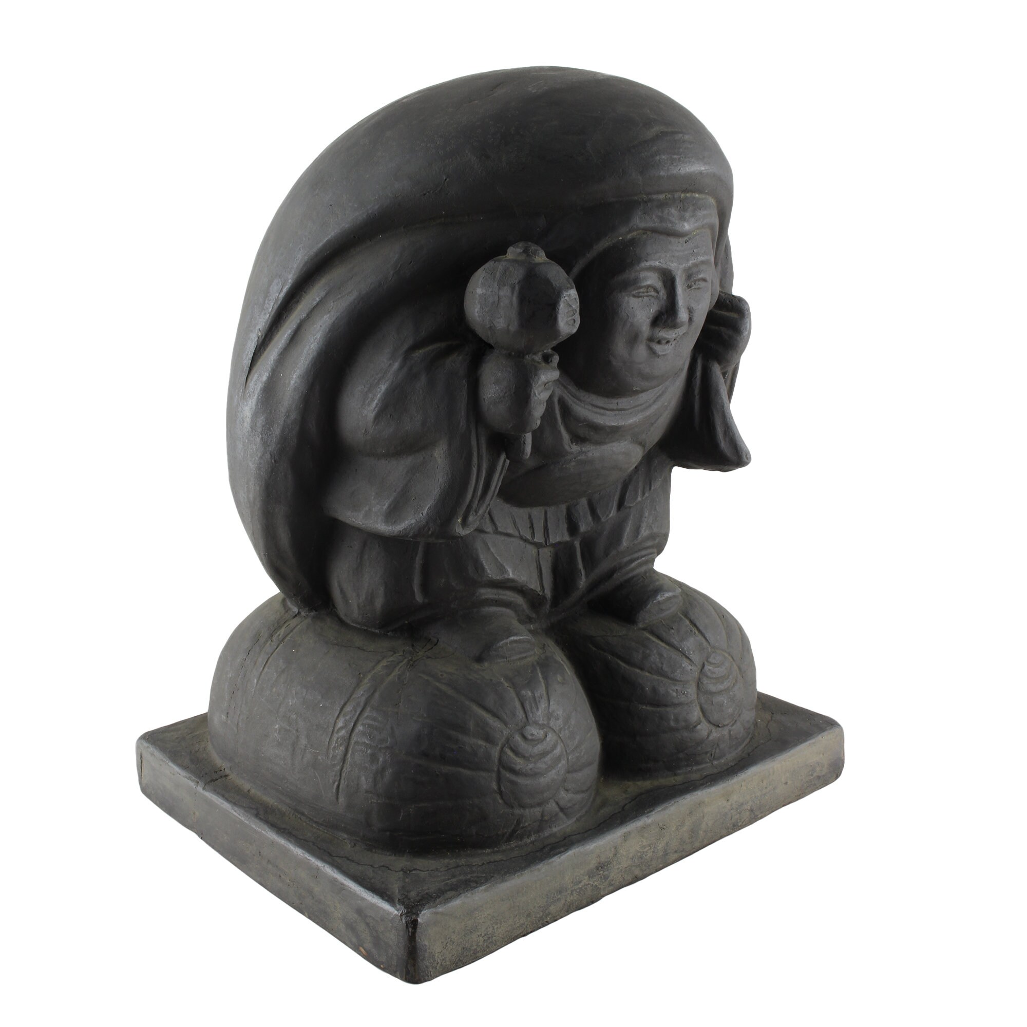 Large Japanese Antique Metal Daikoku God Statue Seven Lucky - Etsy UK