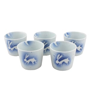 Rabbit Sake Cups, Guinomi, Japanese Ceramics, Ceramic Espresso Cup ...