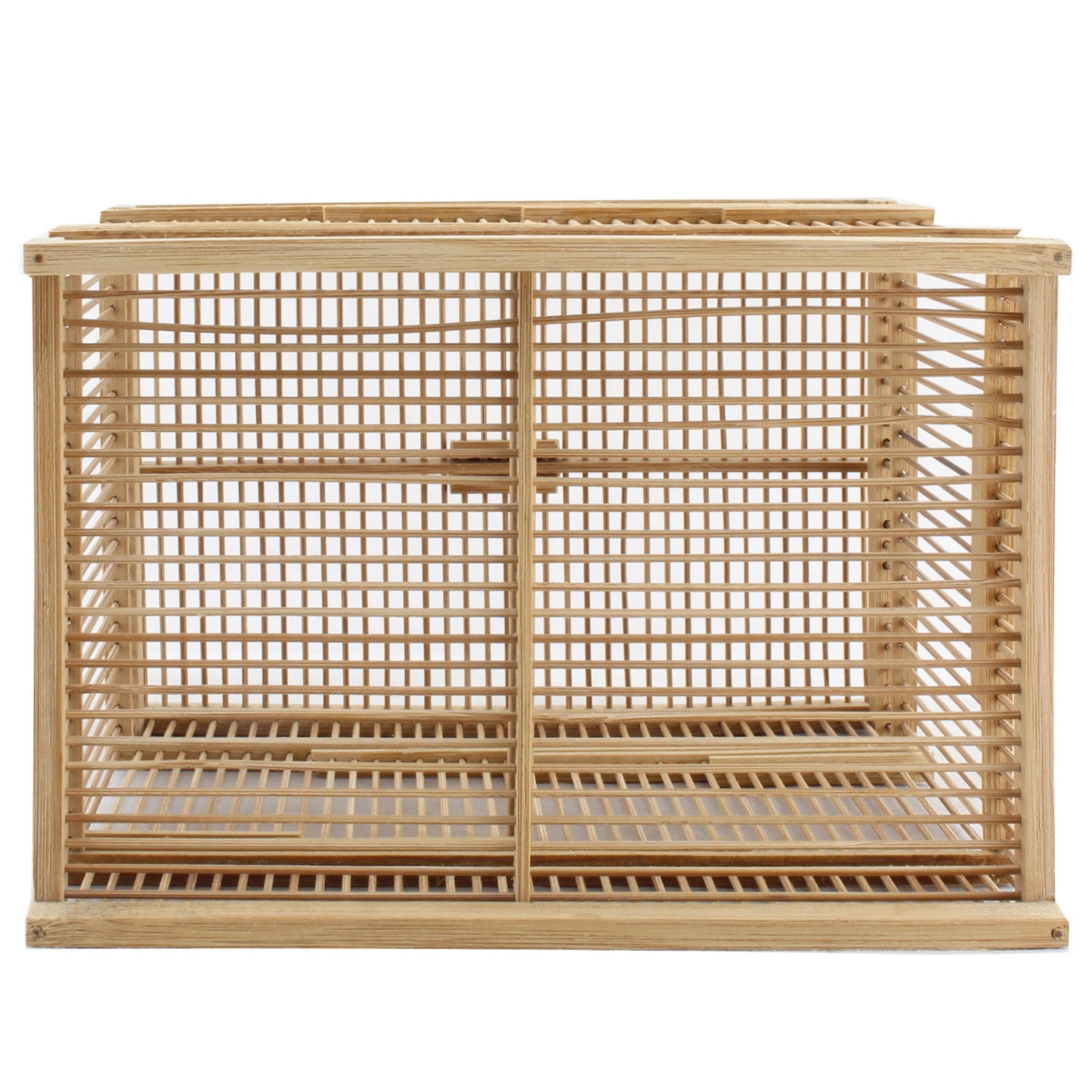 Handmade Large Bamboo Insect Cage With Clay Grasshopper - Etsy