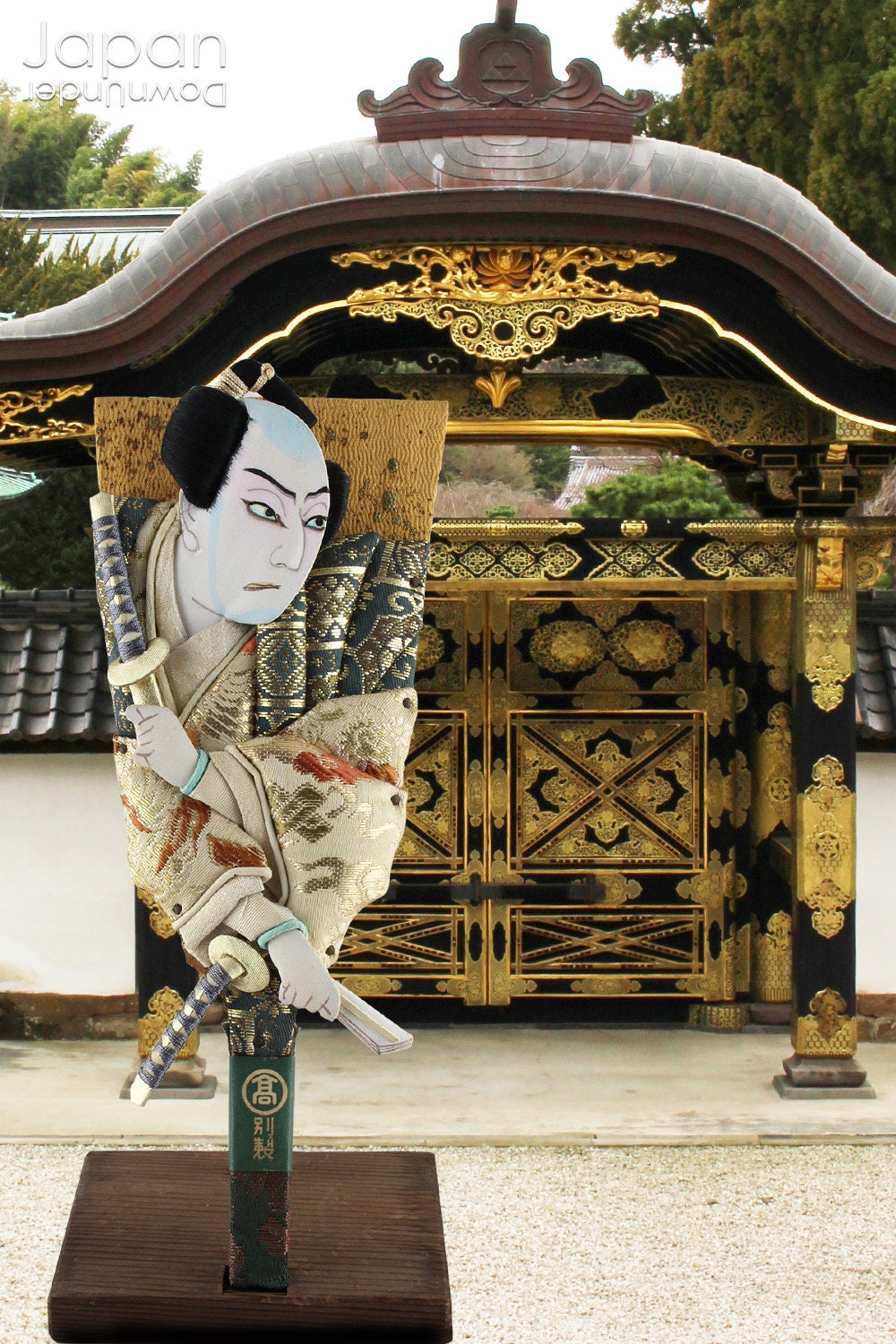 Miniature Kabuki Hagoita Vintage Japanese Kabuki Oshie | Etsy