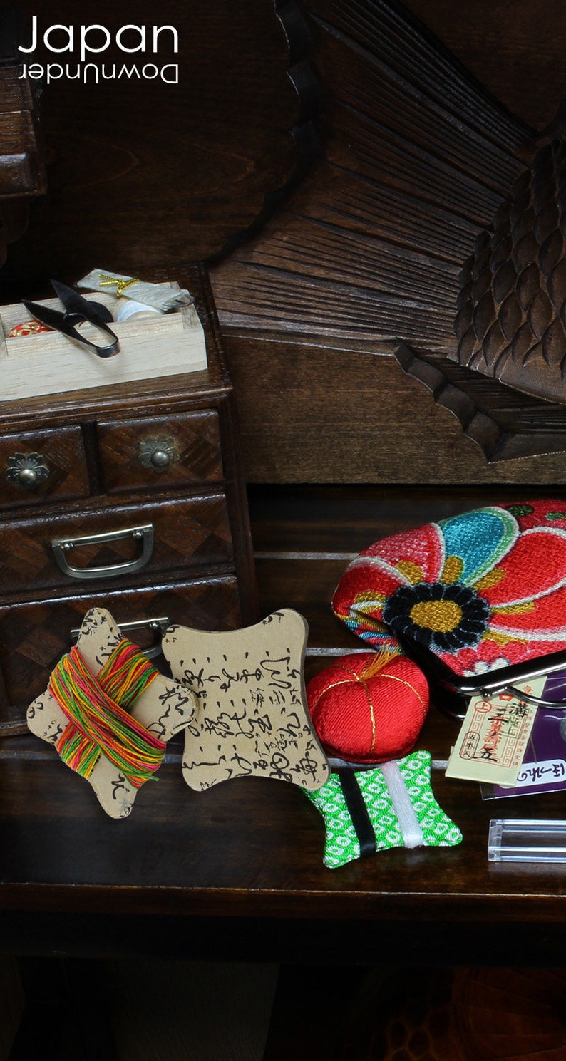 Sashiko Thread Organizer: Japanese Bobbins With Variegated Thread - Etsy