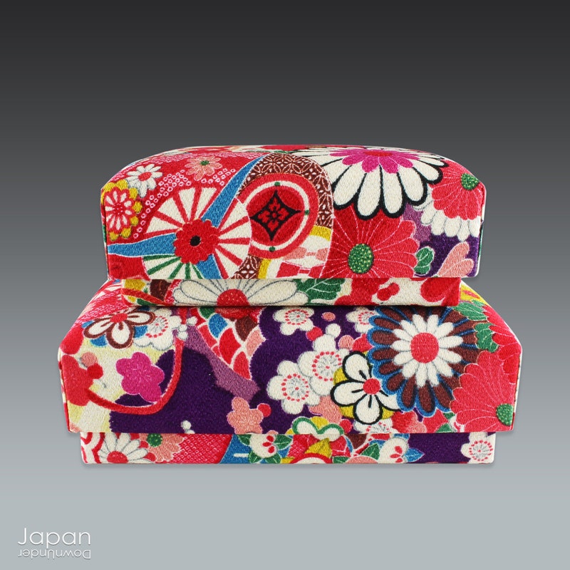 Kimono Fabric Storage Box - Etsy