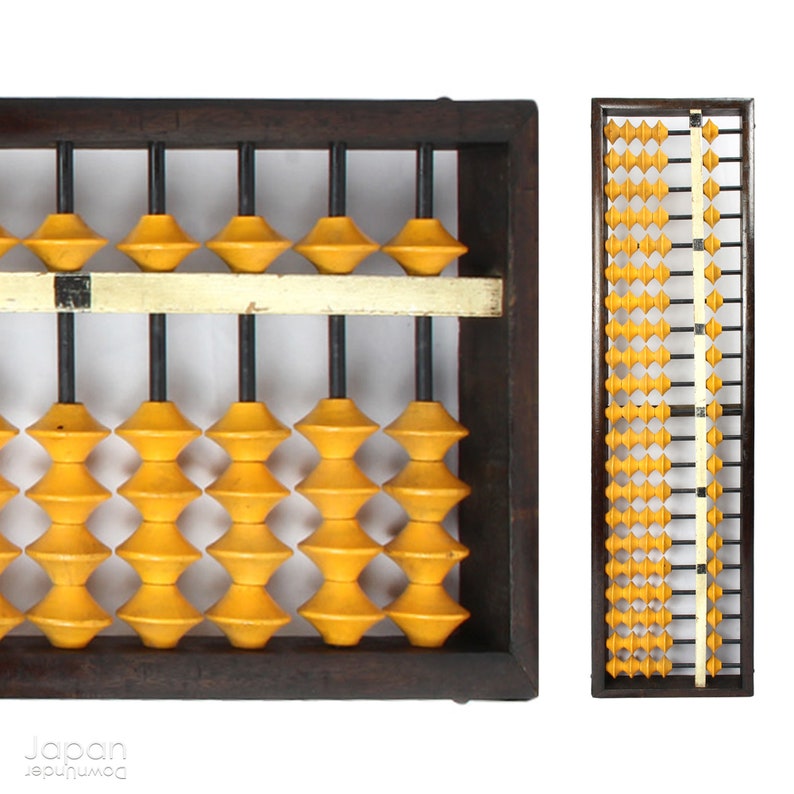 Japanese Antique Extra Large Classroom Abacus With Yellow Wood - Etsy
