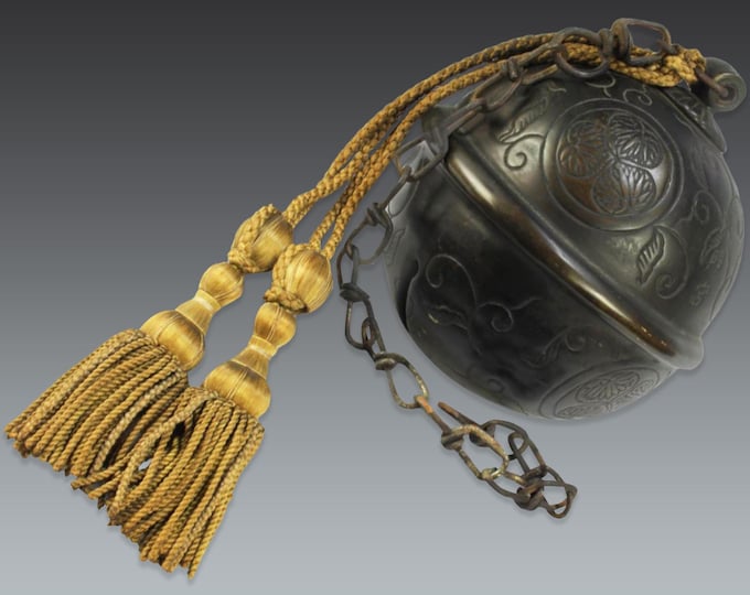 Japanese Antique Toshogu Shrine Bell With Tokugawa Family Crest - Etsy