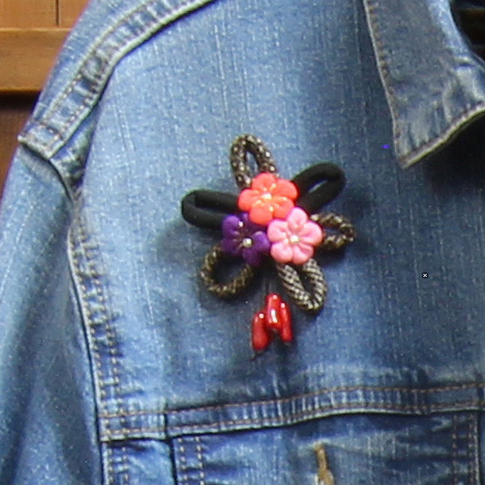 Silk Kimono Fabric Japanese Brooch Kanzashi Flower Japanese - Etsy