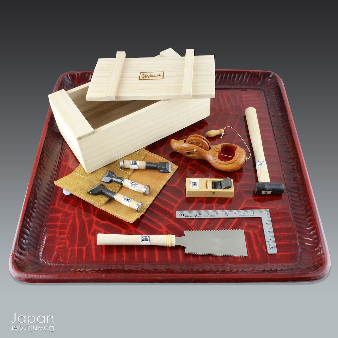 Handcrafted Miniature Woodworking Tools in Traditional Japanese Tool ...