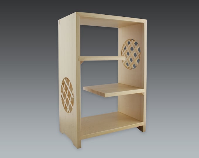 Natural Color Japanese Cypress Wood Mini Collection Shelf - Etsy