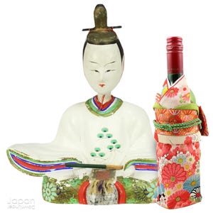 Japanese Antique Tenjin Shinto God Clay Figure, Inabata Ningyo Tenjin ...