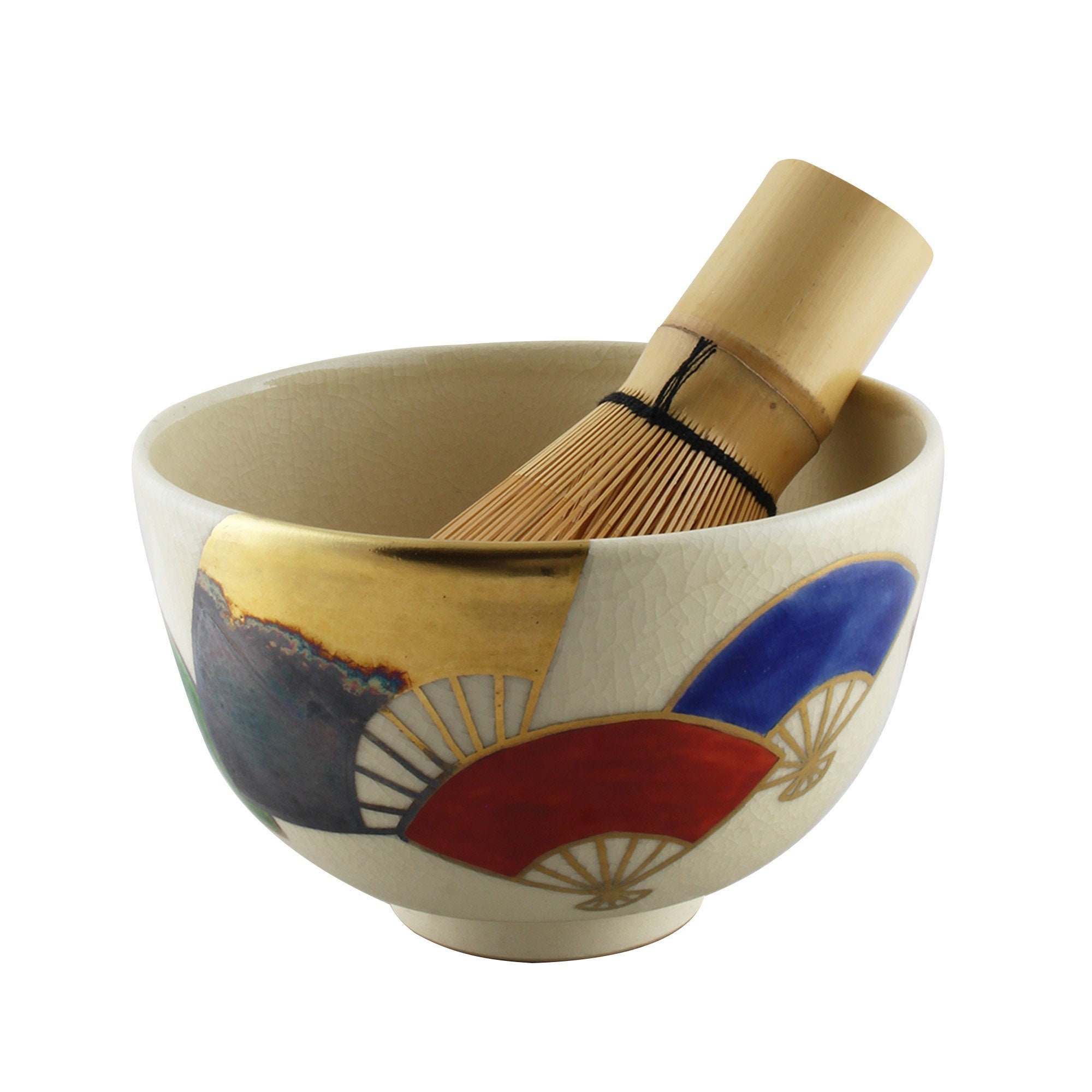 Vintage japanese tea bowl with chasen matcha chawan matcha | Etsy