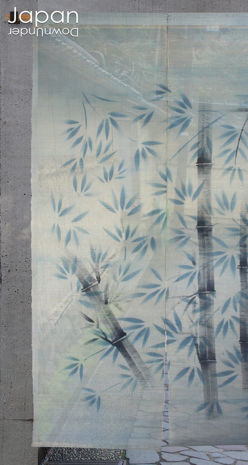 Linen Noren Japanese Noren Noren Curtain Bamboo Noren Hand - Etsy