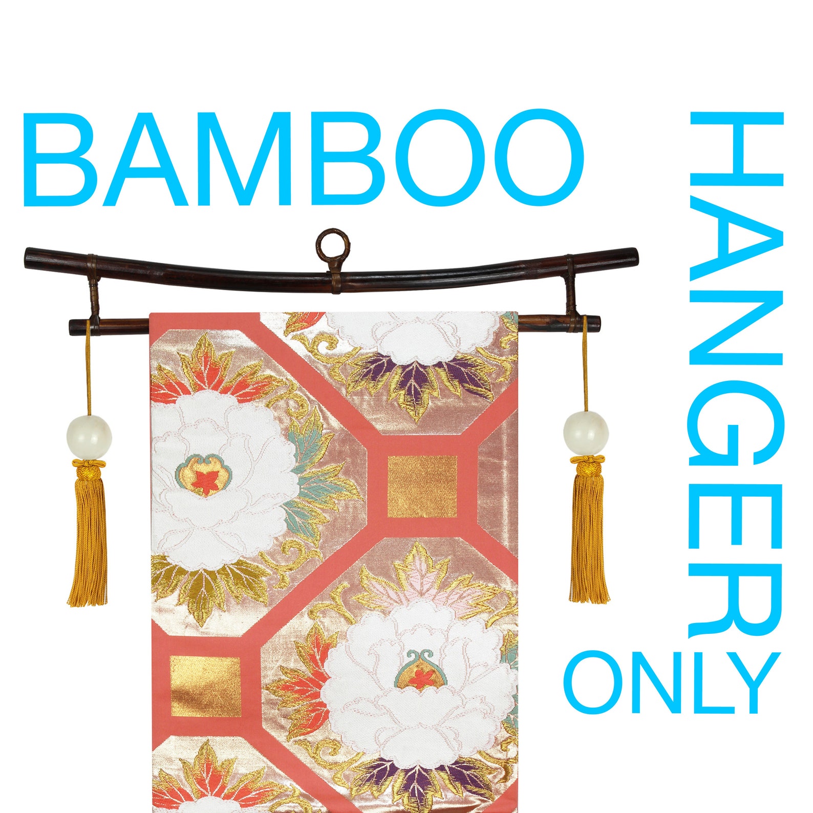 Obi Hanger Bamboo Hanger Obi Display Hanger Fabric Hanger - Etsy