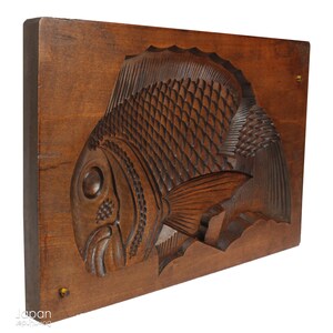 Very Large Japanese Antique Tai Fish Kashigata, Japanese Sweet Mold - Etsy