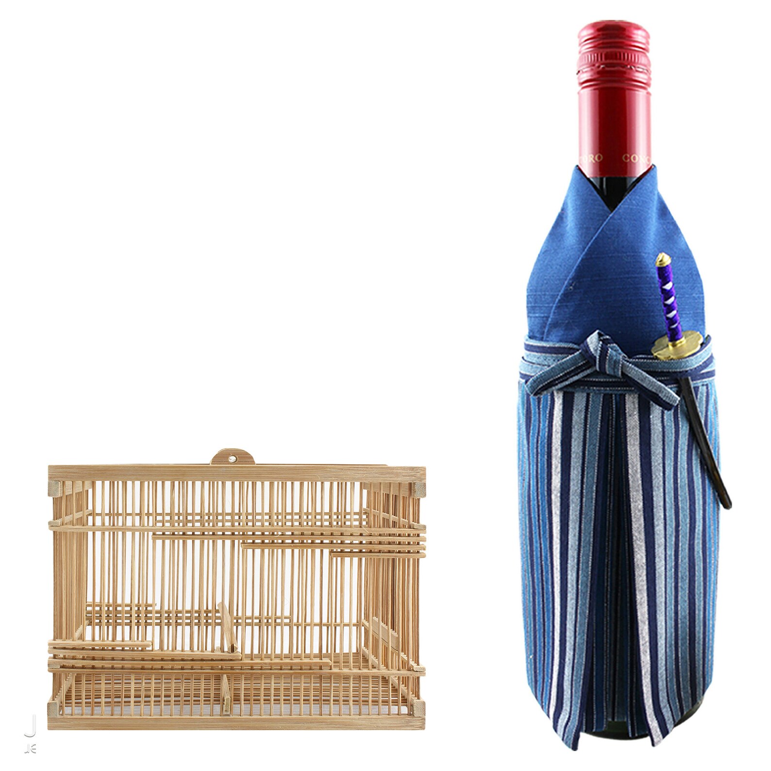 Handmade Large Bamboo Insect Cage With Clay Grasshopper - Etsy