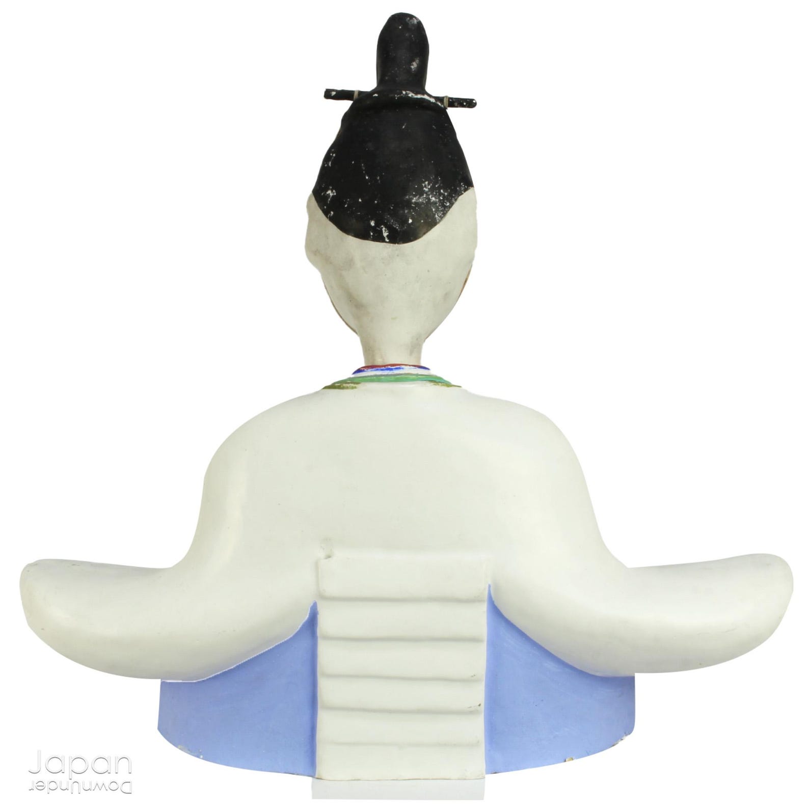 Japanese Antique Tenjin Shinto God Clay Figure, Inabata Ningyo Tenjin ...