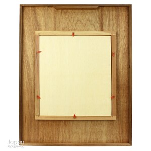 Vintage Ancient Cedar Wood Frame for Japanese Paintings on Shikihshi ...