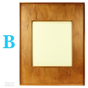 Vintage Ancient Cedar Wood Frame for Japanese Paintings on Shikihshi ...