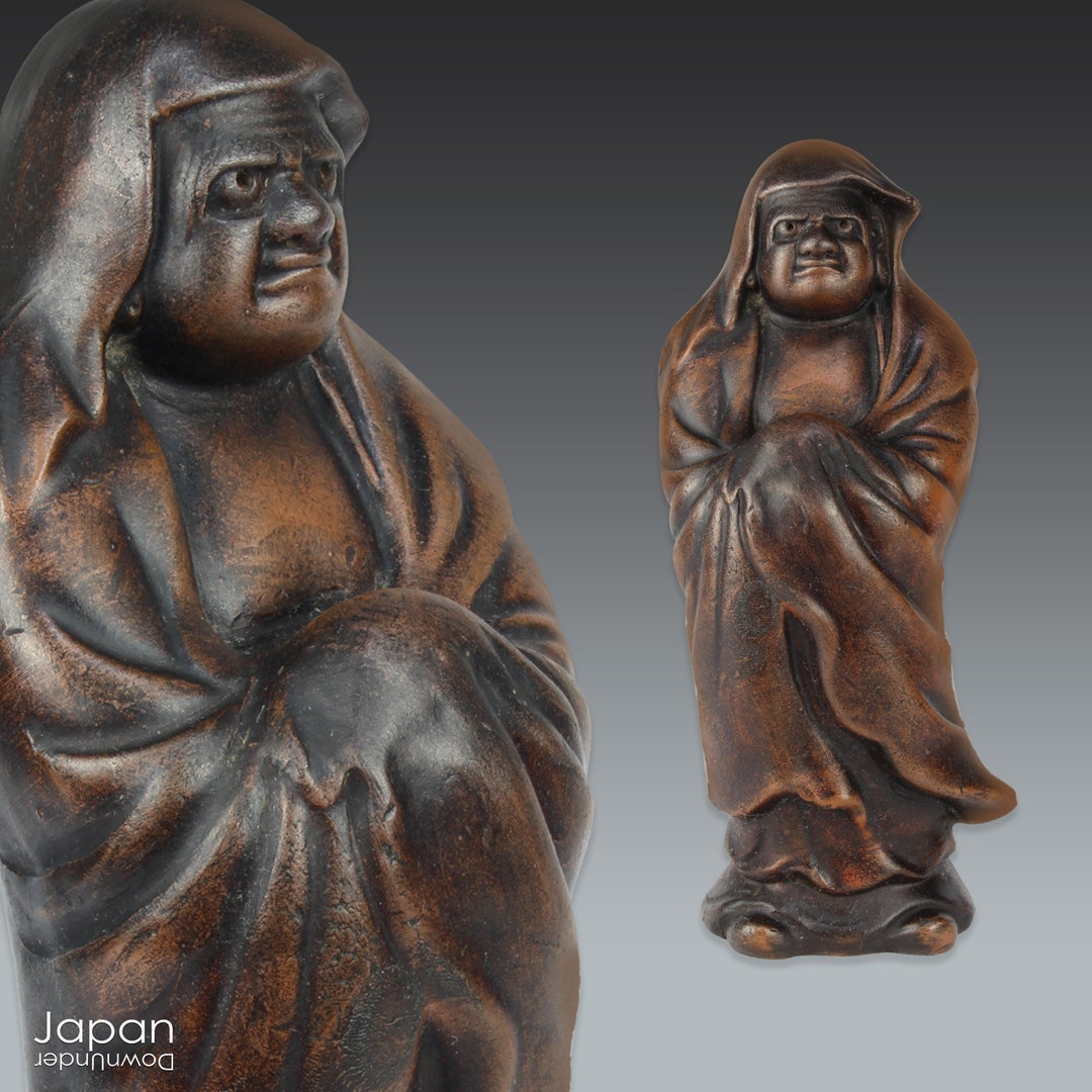 Japanese Antique Bizen Pottery Daruma Figurine - Etsy