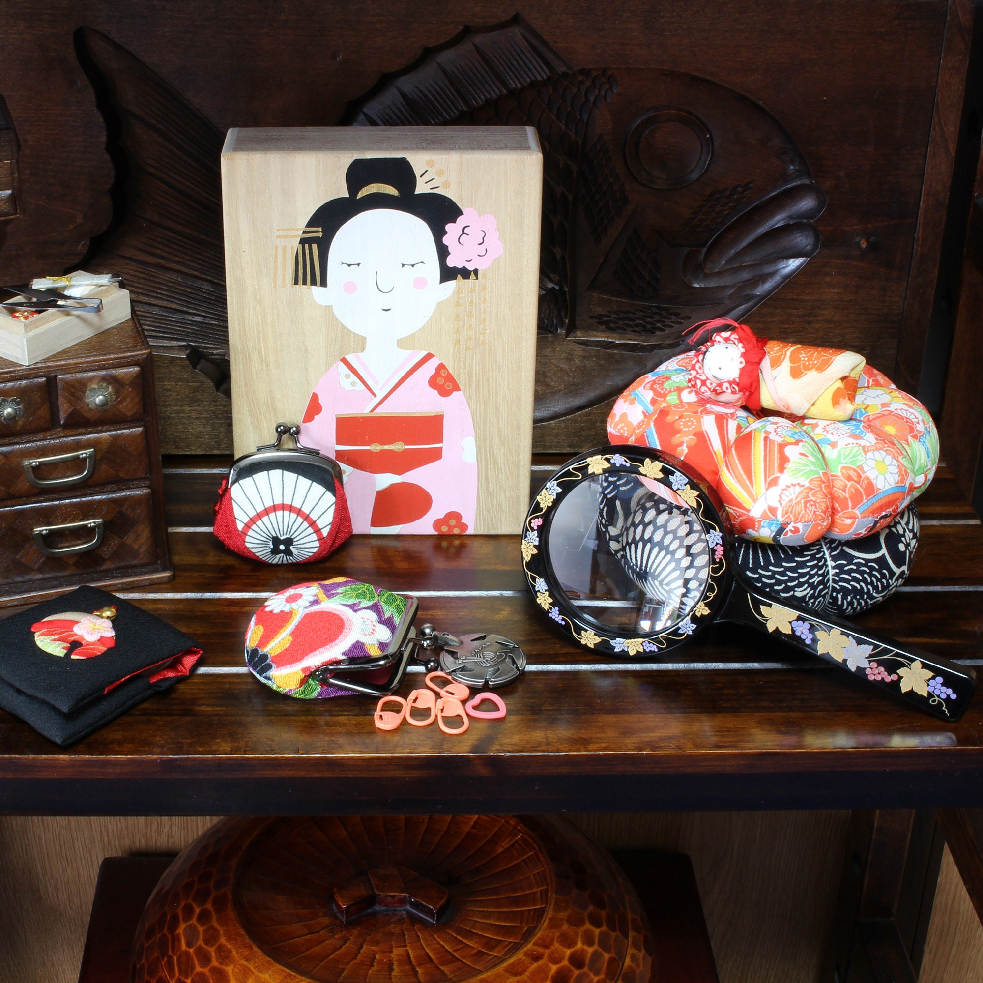 Japanese Lacquer Magnifying Glass Black Lacquer Hand Lens - Etsy