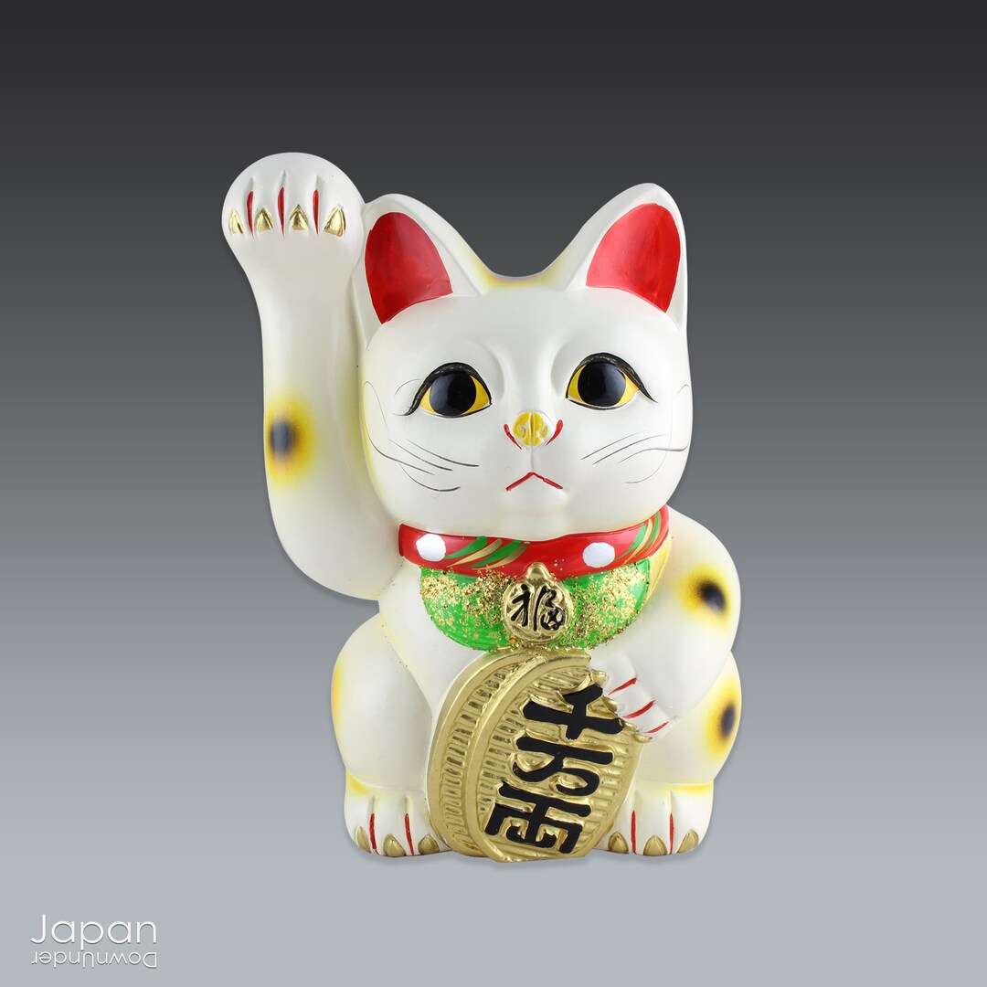 Japanese Manekineko, Japanese Lucky Charm, Japanese Ceramics, Ceramic ...