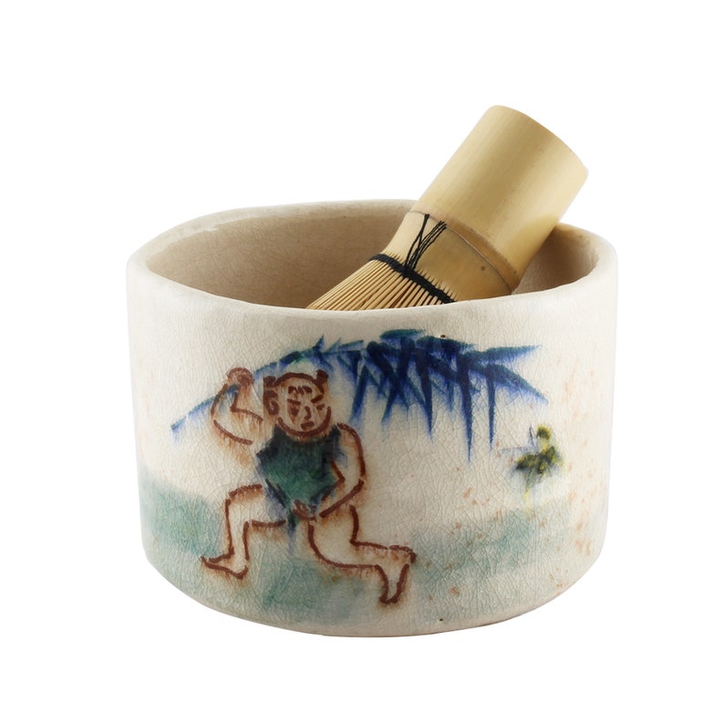 Vintage Japanese Tea Bowl With Chasen Matcha Chawan Matcha - Etsy