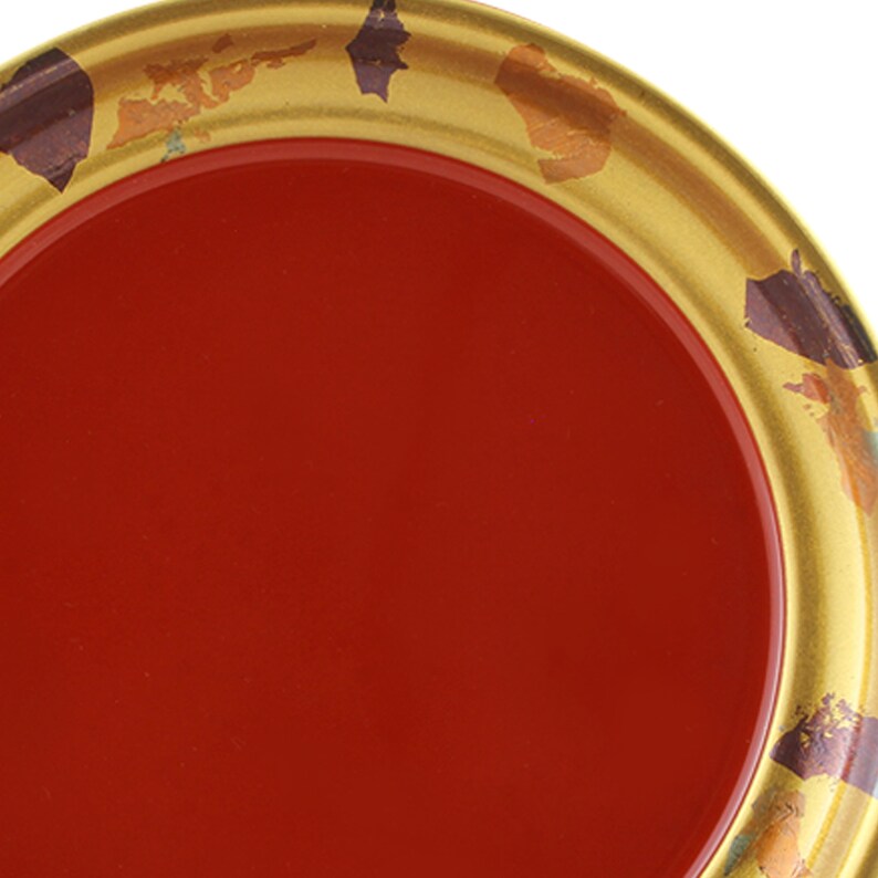 Vintage Japanese Gold Rimmed Red Lacquer Tea Ceremony Sweet | Etsy
