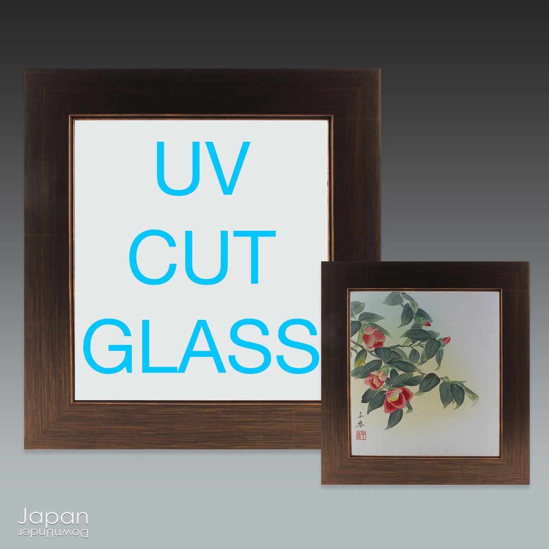 Brown Shikishi Frame for Wall or Table - Handcrafted With UV Cut Glass ...