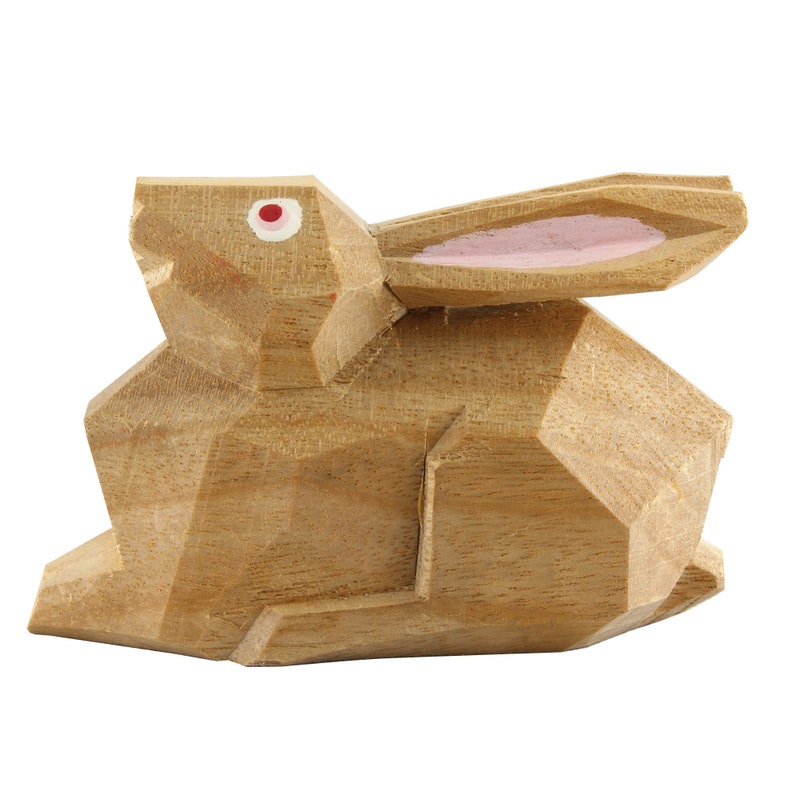 Rabbit Ornament Year of the Rabbit Okimono Japanese Amulet - Etsy