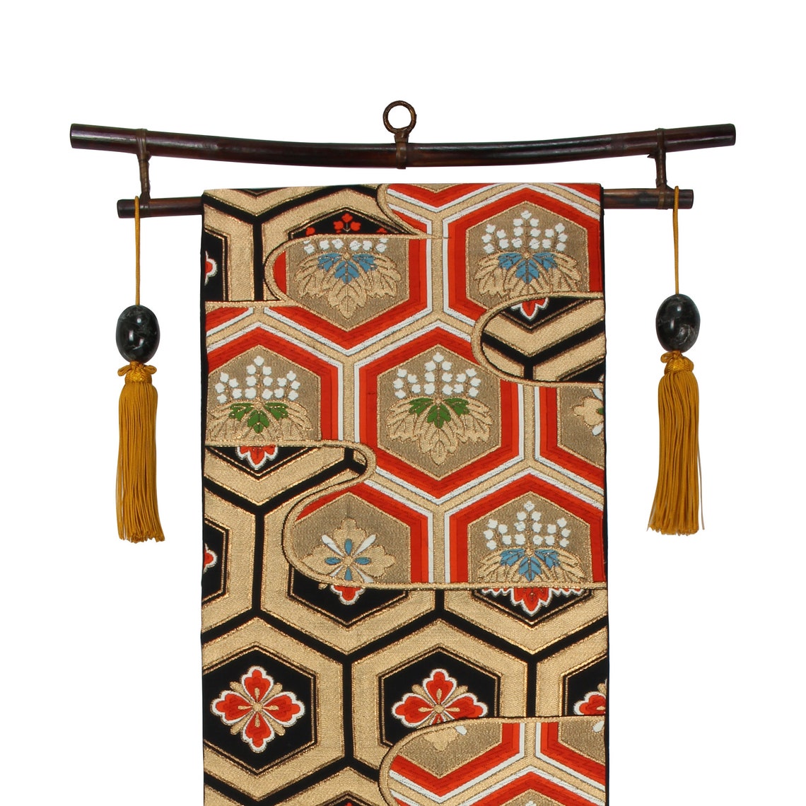 Obi hanger bamboo hanger obi display hanger fabric hanger | Etsy