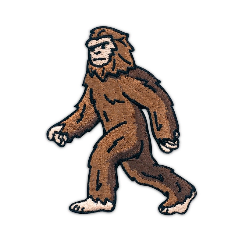 Bigfoot Sasquatch Embroidered Iron-on Patch - Etsy