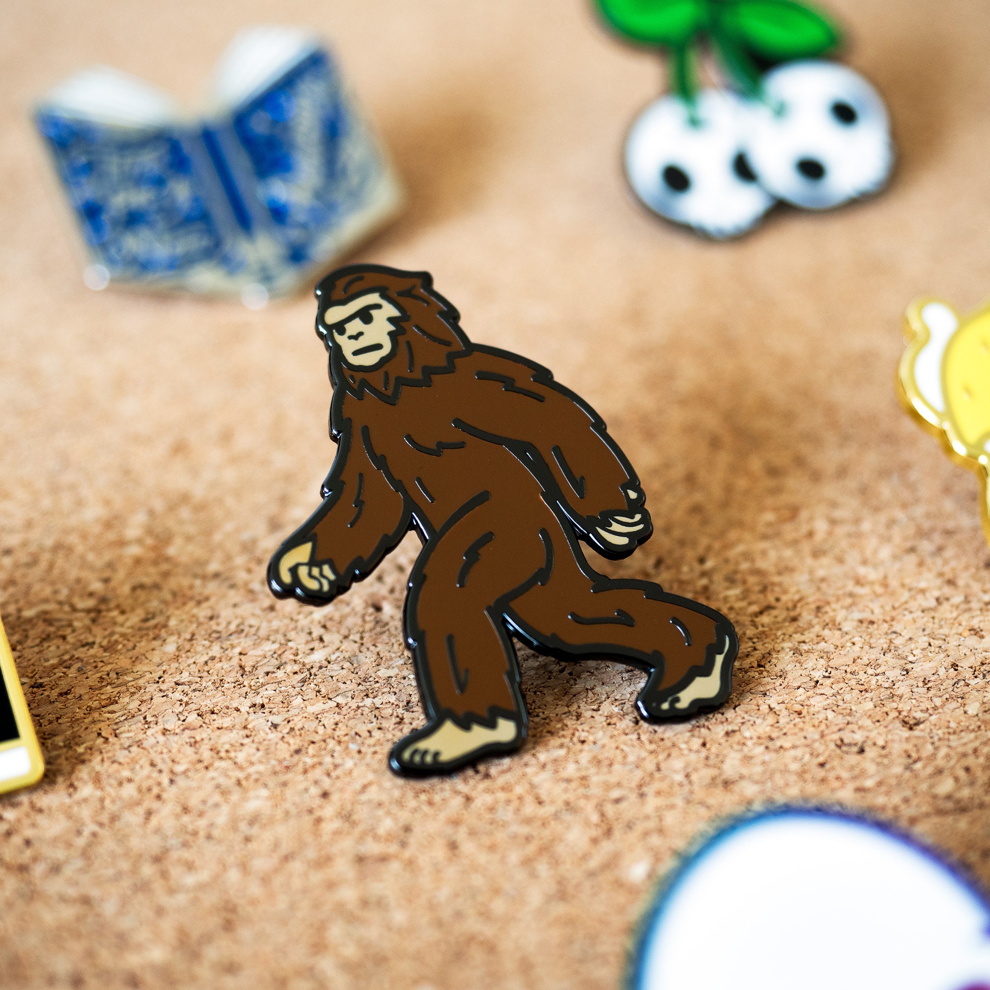 Bigfoot Sasquatch Hard Enamel Lapel Pin | Etsy